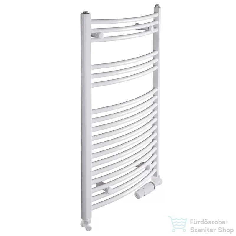 Radeco ADAMO AD3-500/L 870x550 törölközőszárítós radiátor,fényes